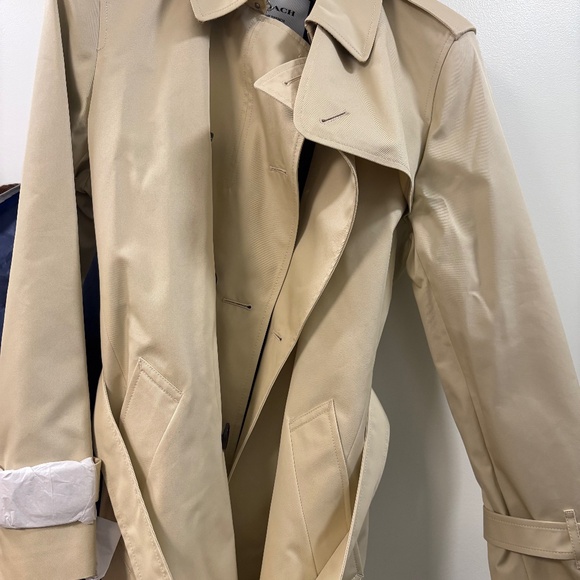 Coach | Jackets & Coats | Coach Trench Coat With Signature Collar ...